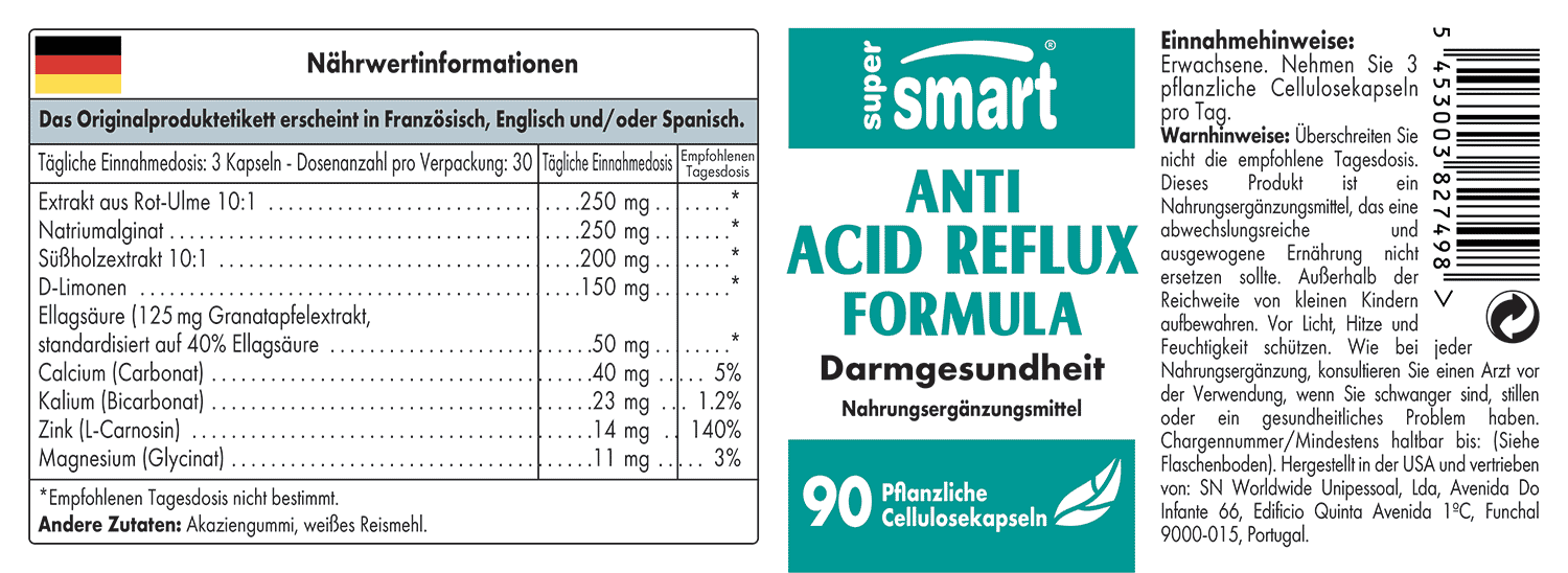 Anti-Acid Reflux Formula