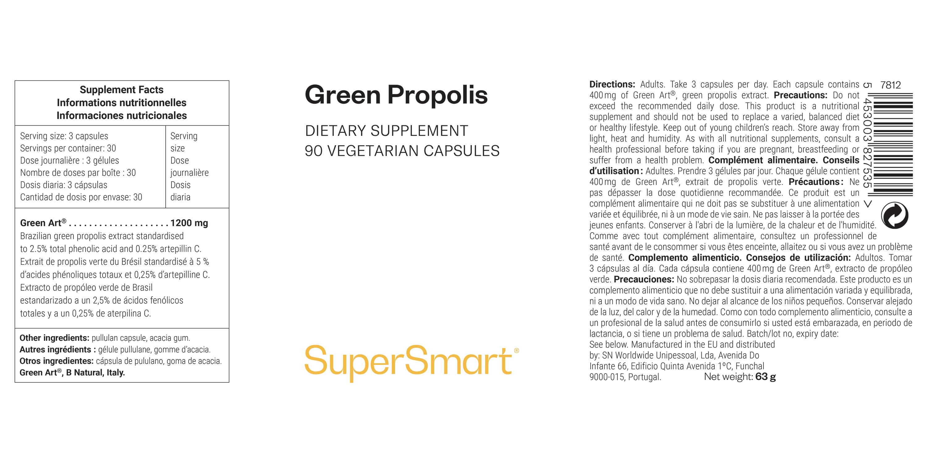 Green Propolis - Naturally Improves the Body's Immune Defences