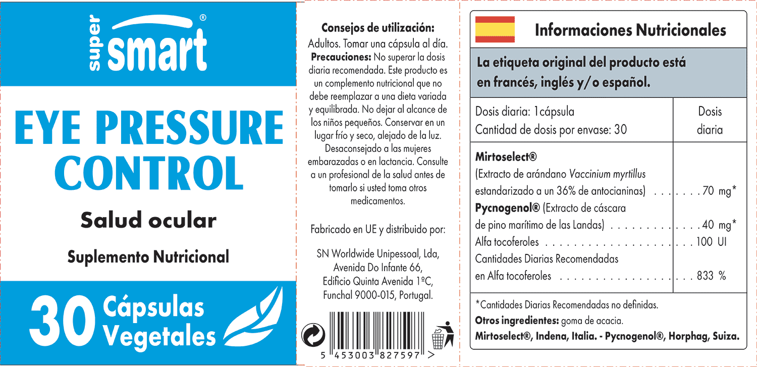 Eye Pressure Control | La Fórmula Natural para la Salud Vascular del Ojo