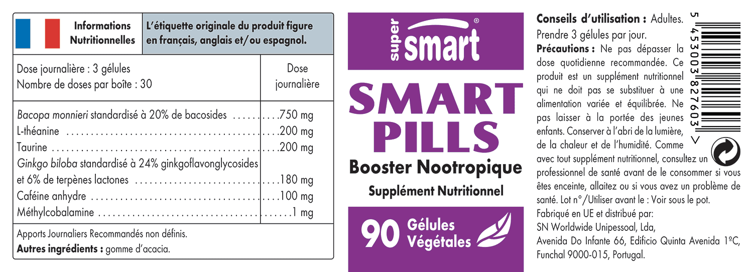 Smart Pills | Complément Alimentaire pour la Concentration et la ...