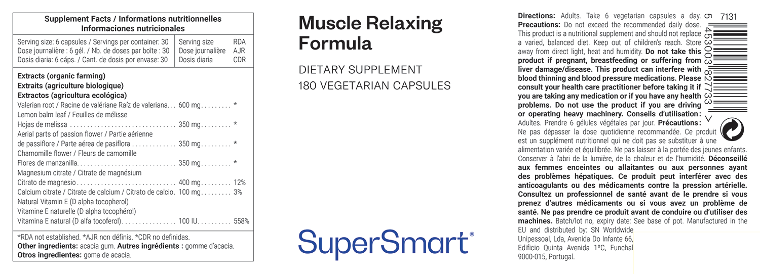 Muscle Relaxing Formula