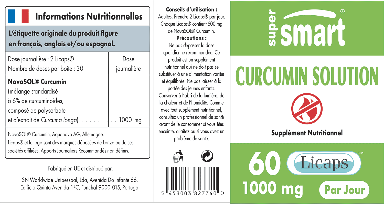 Curcumin Solution | Complément Alimentaire de Curcumine Améliorée