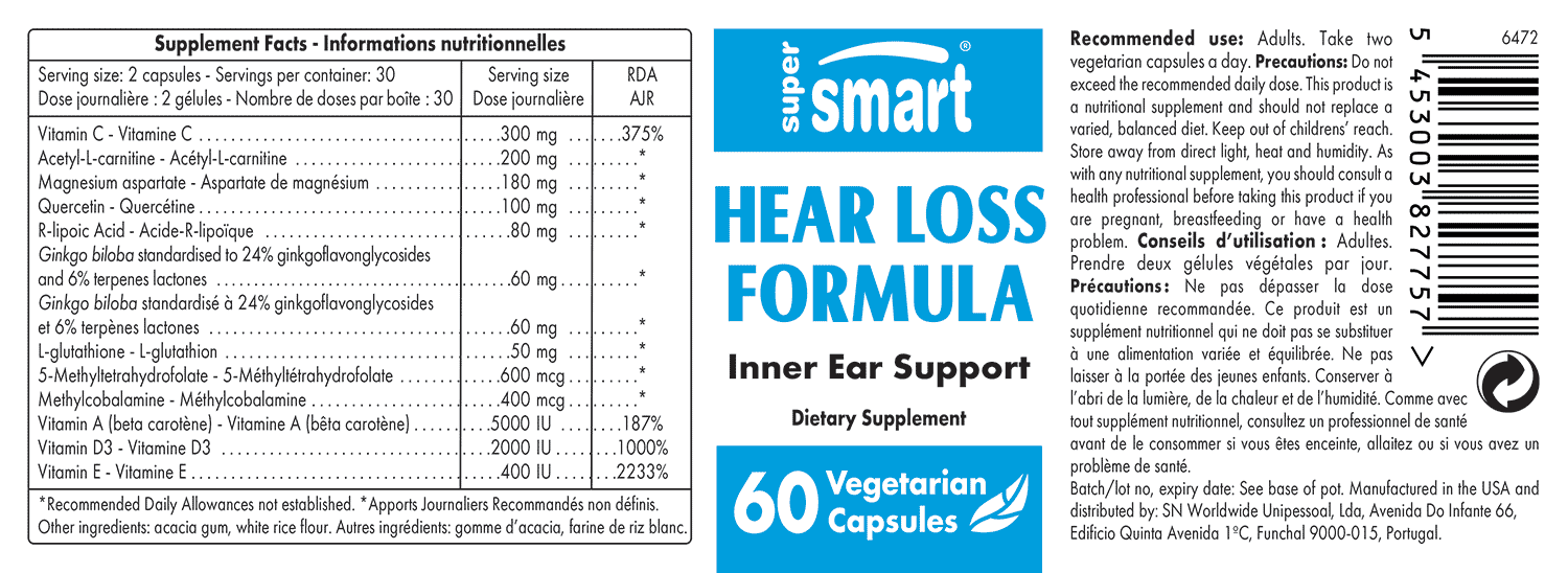Hear Loss Formula - Helps with Age-Related Hearing Problems