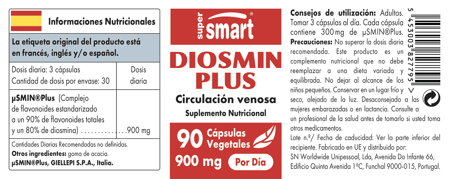 Diosmin Plus | Complemento Venotónico para la Circulación
