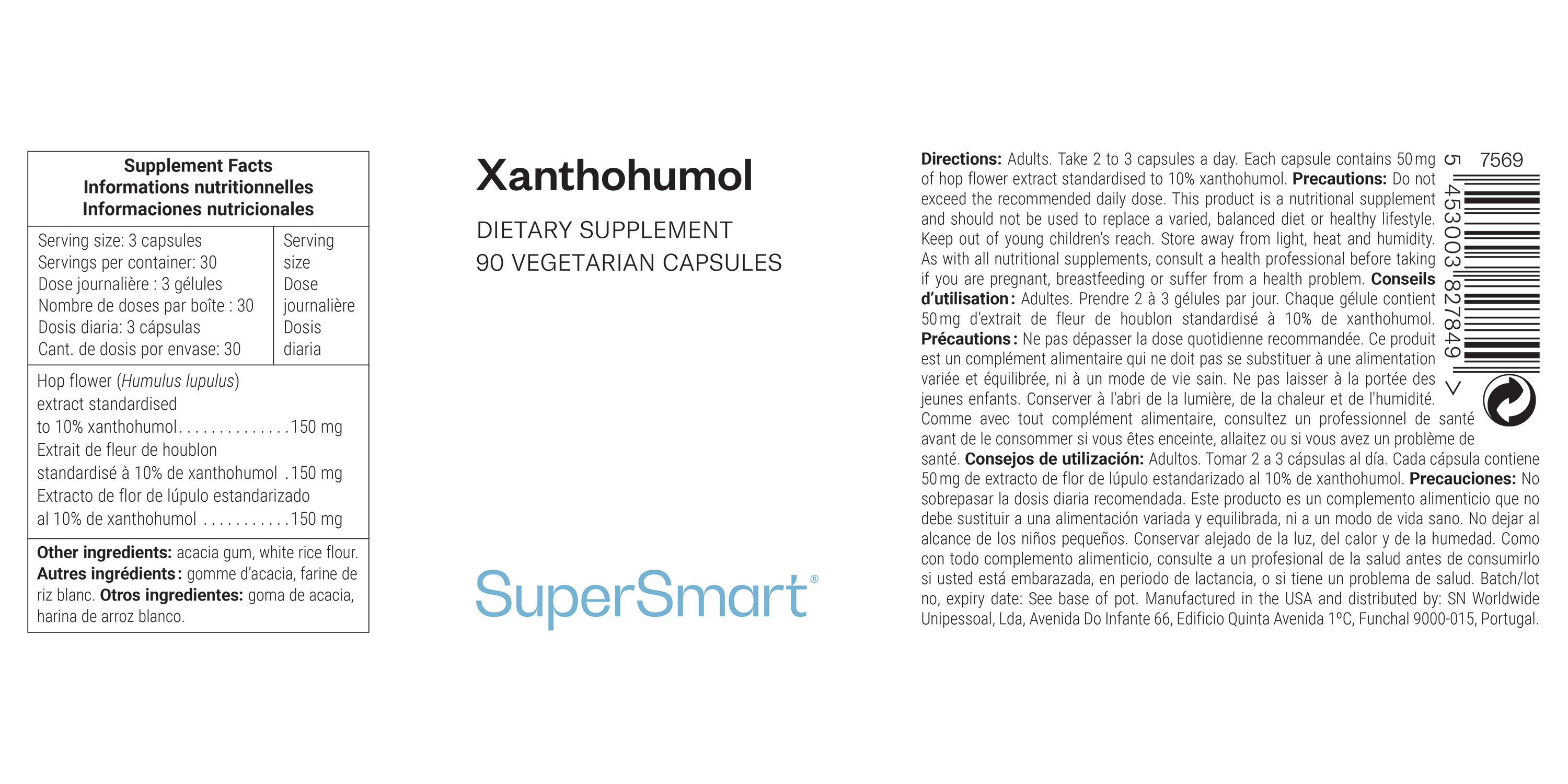Xanthohumol - Powerful Antioxidant with Anti-Ageing Properties
