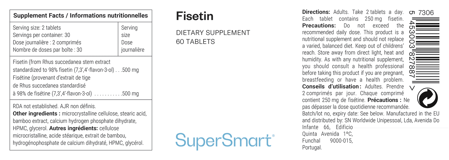 Fisetin - Powerful Senolytic to Promote Cell Health and Longevity