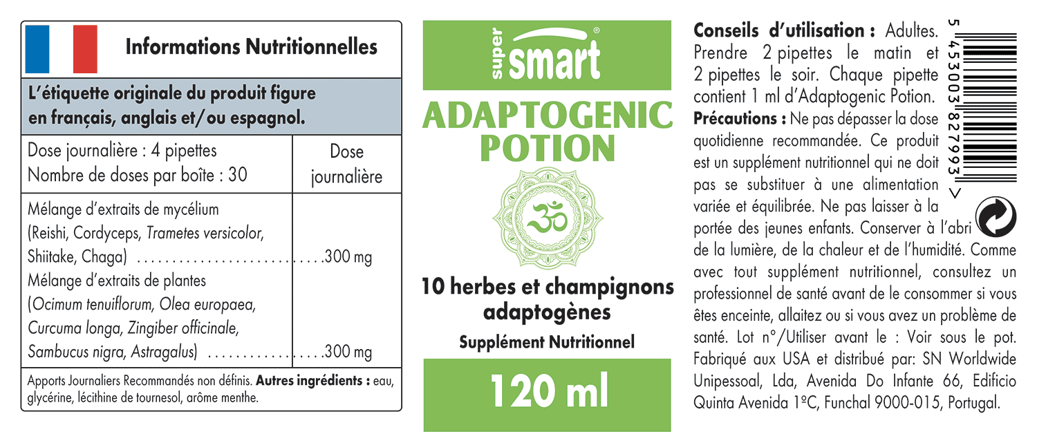 Adaptogenic Potion : complément ayurvédique pro-immunité & anti-stress