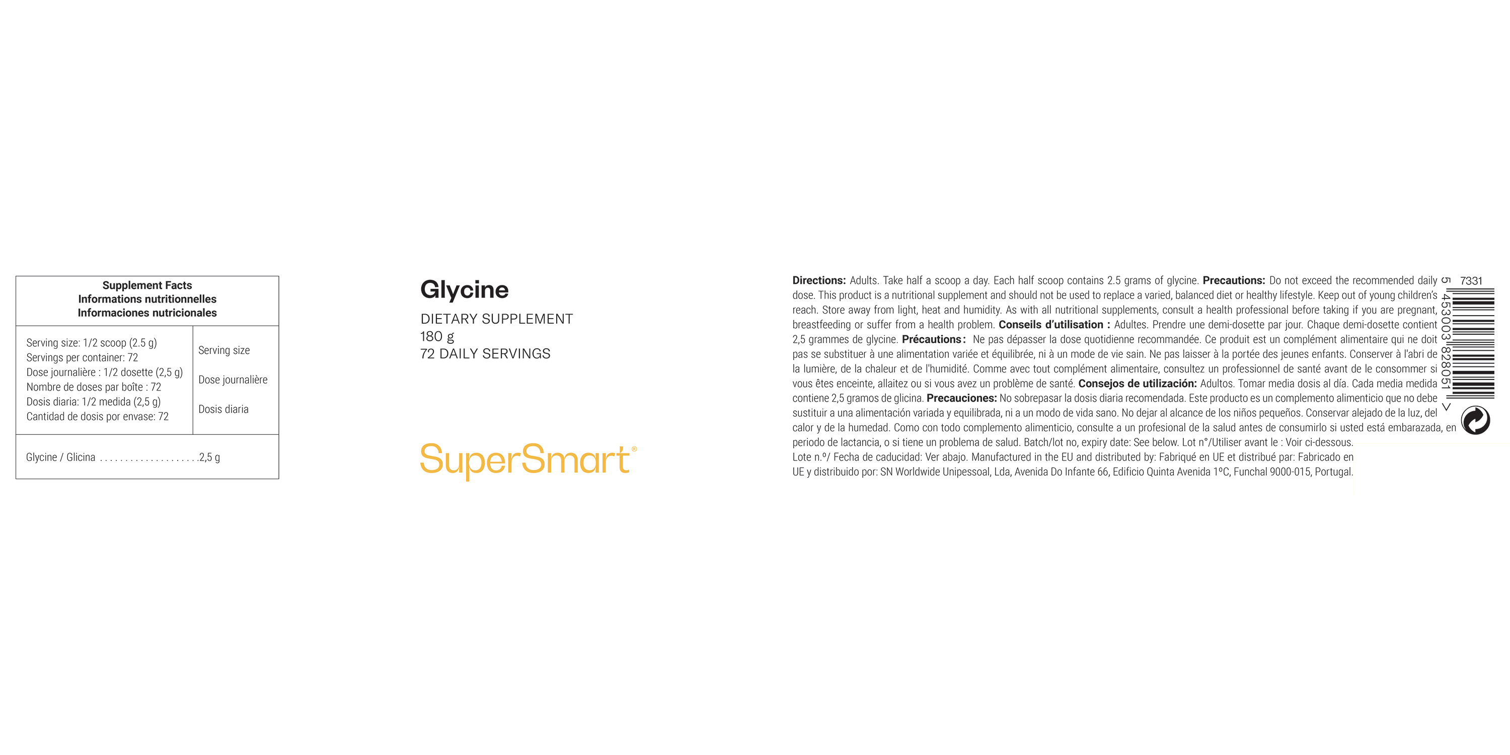 Glycine : un Complément Alimentaire de Référence - Bienfaits & Dosage