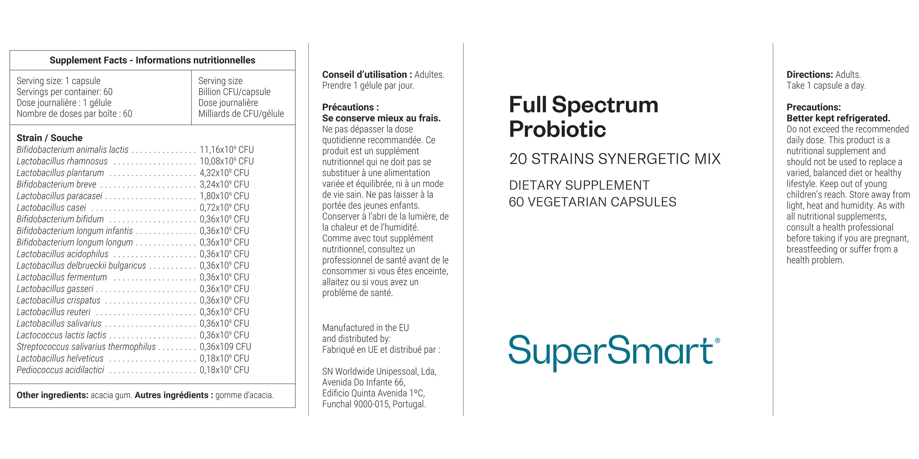 Full Spectrum Probiotic Formula: Comprehensive Probiotic - Benefits