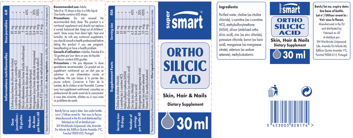 Orthosilicic acid - Organic Silicon Supplement