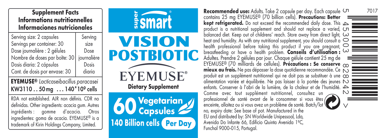 Lacticaseibacillus Paracasei Postbiotic | Eye Fatigue