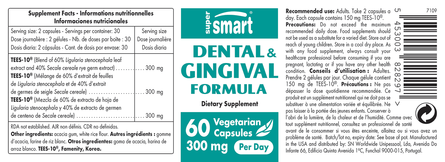 Dental & Gingival Formula - For Inflammation of the Gums