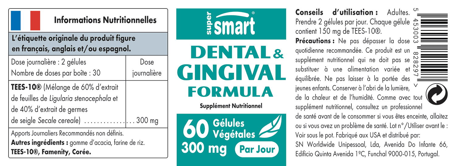 Dental & Gingival Formula - Contre l'Inflammation des Gencives