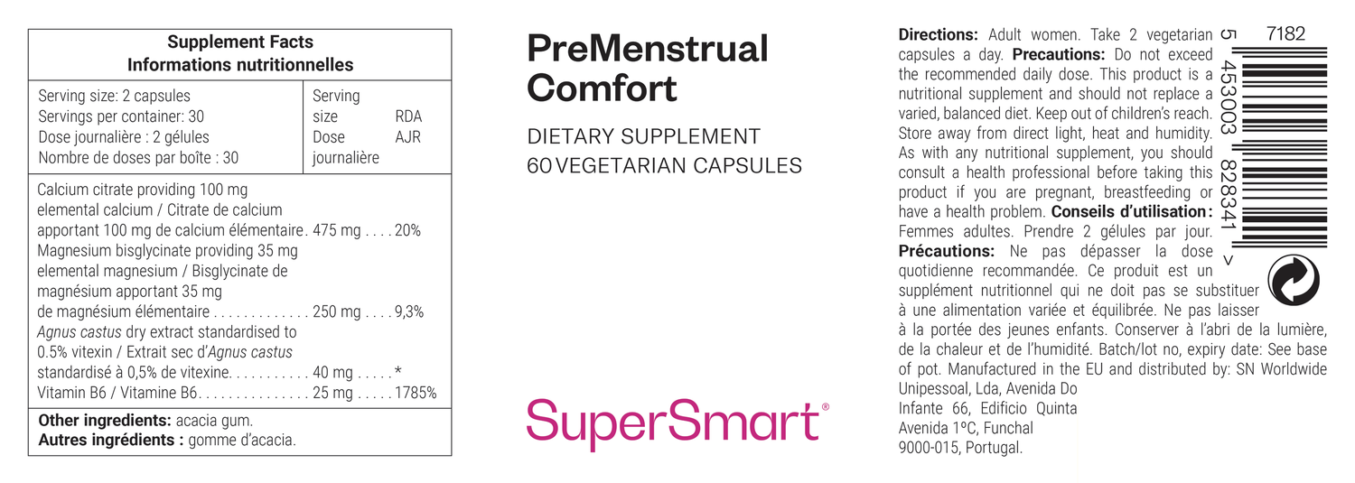 PreMenstrual Comfort : Complément Alimentaire Contre le SPM