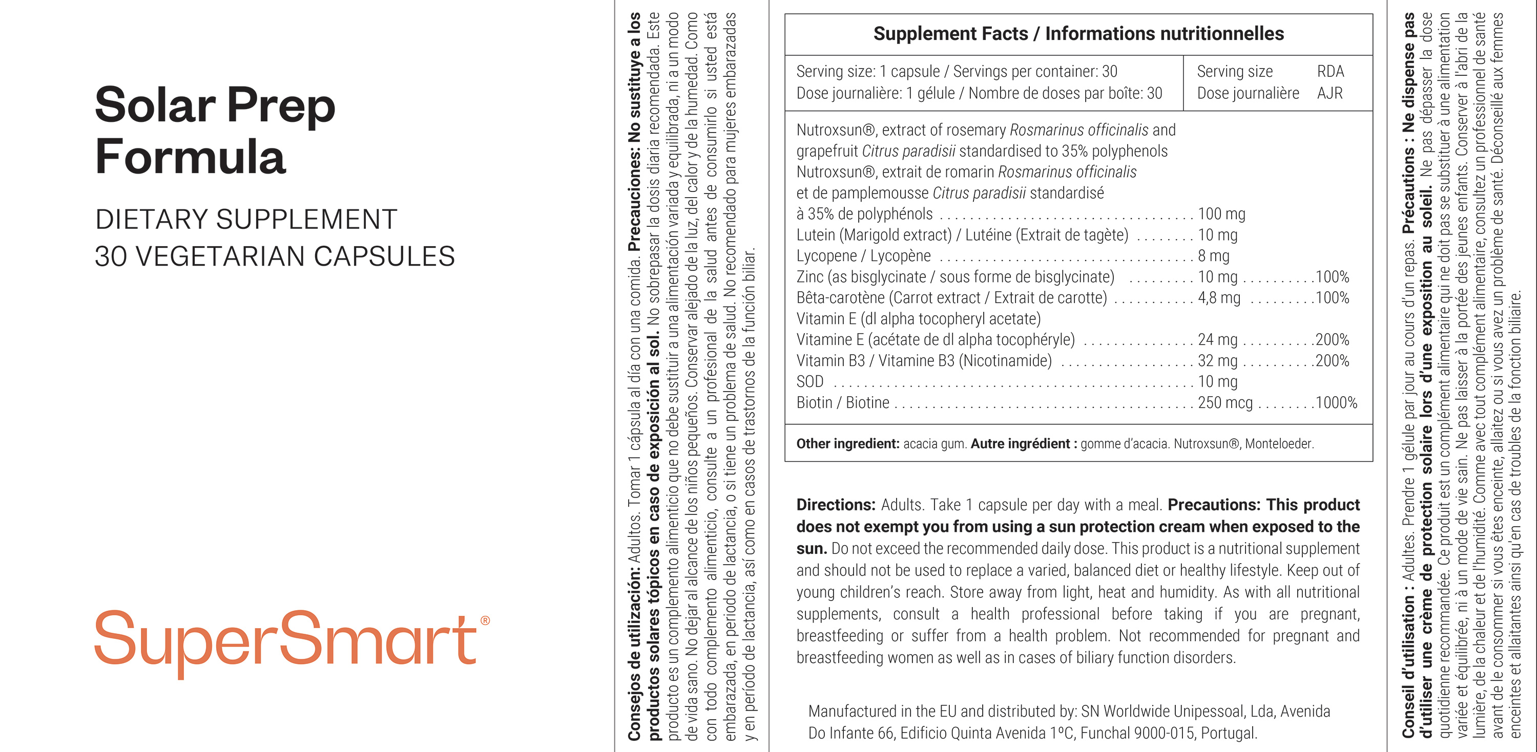 Carotenoid-Rich Tanning Capsules: Pre-Tan Care