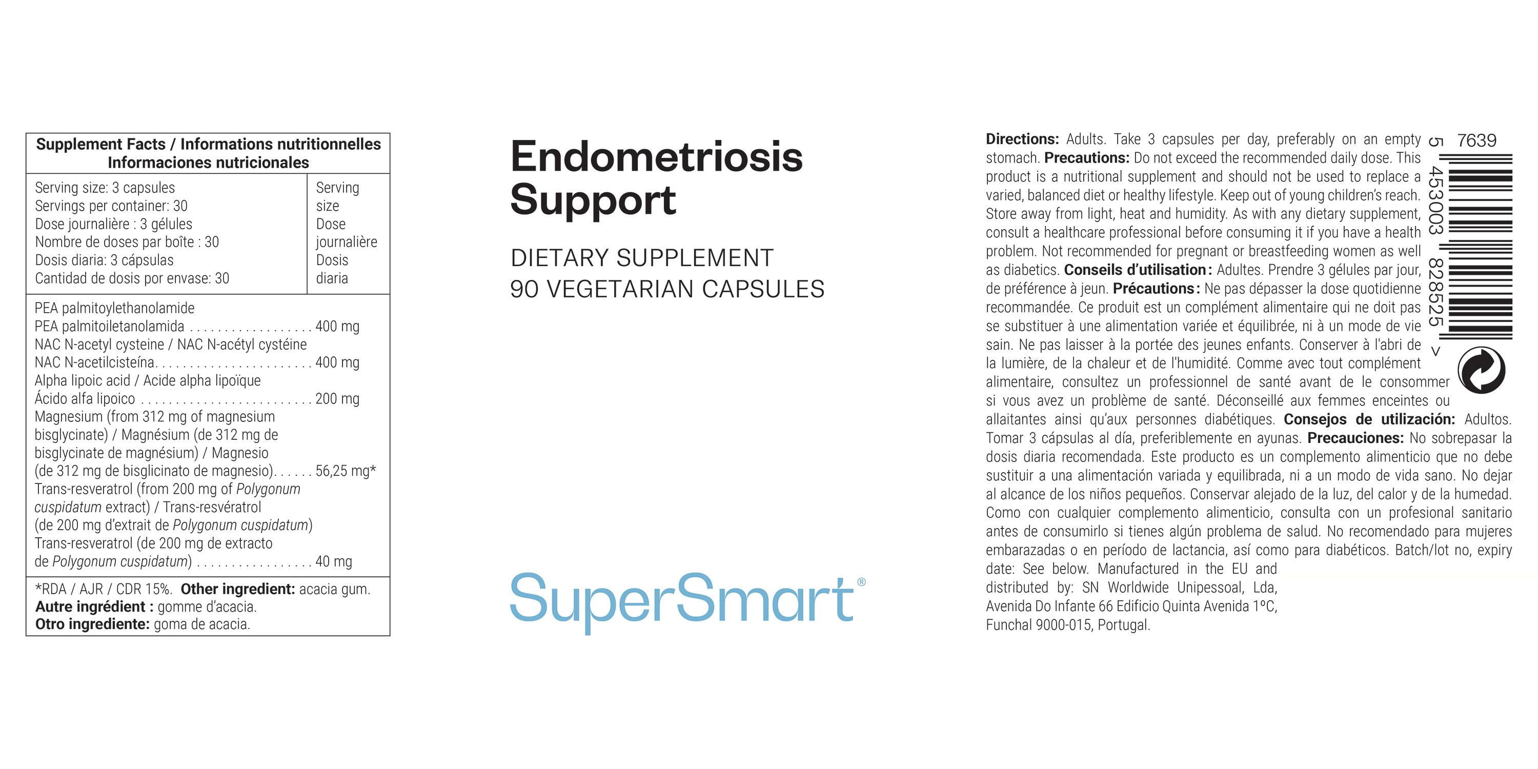 Integratore alimentare anti-endometriosi: Endometriosis Support